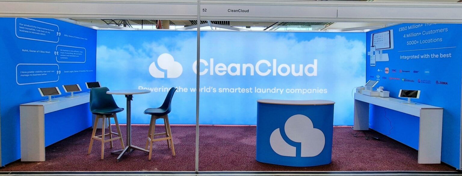 Our Work I Seamless Shell Scheme Exhibition Stand I Clean Cloud